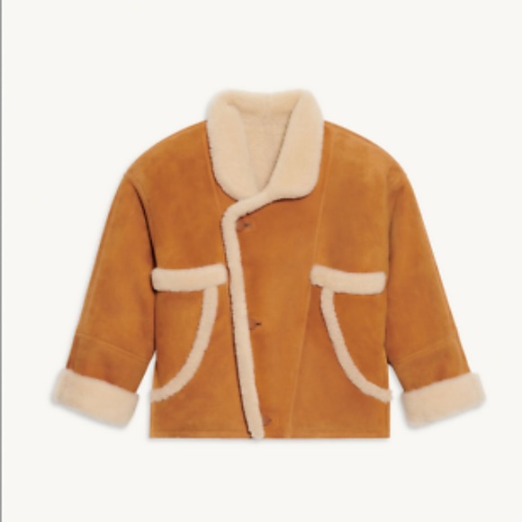 Sandro | Jackets & Coats | Sandro Royal Shearling Jacket | Poshmark